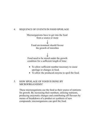 Food Microbiology - Chapter 1 & 2 | DOC