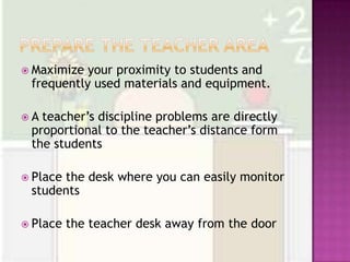 How to have a prepared classroom | PPT