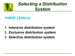 Chapter distribution and supply chain management 1st part | PPTX ...