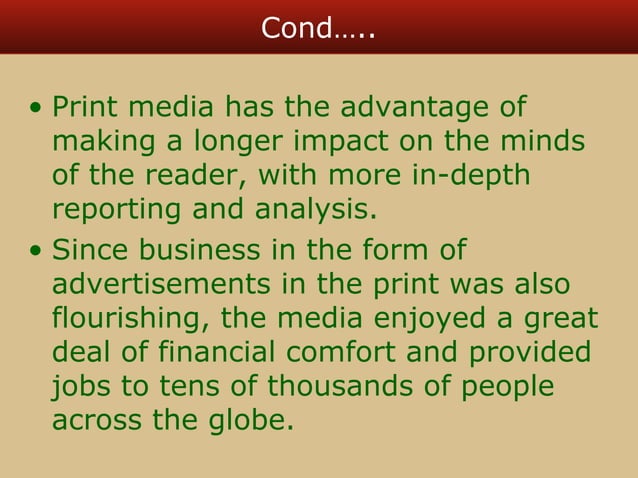 Chapter12-Evolution of Print Media | PPT | Advertising Industry ...