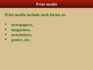 Chapter12-Evolution of Print Media | PPT