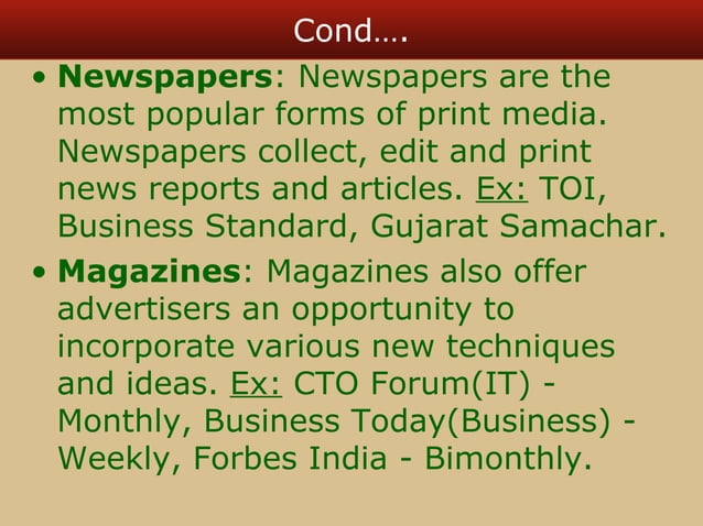 Chapter12-Evolution of Print Media | PPT | Advertising Industry ...