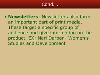 Chapter12-Evolution of Print Media | PPT
