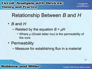 Magnetism and Magnetic Circuits | PPT