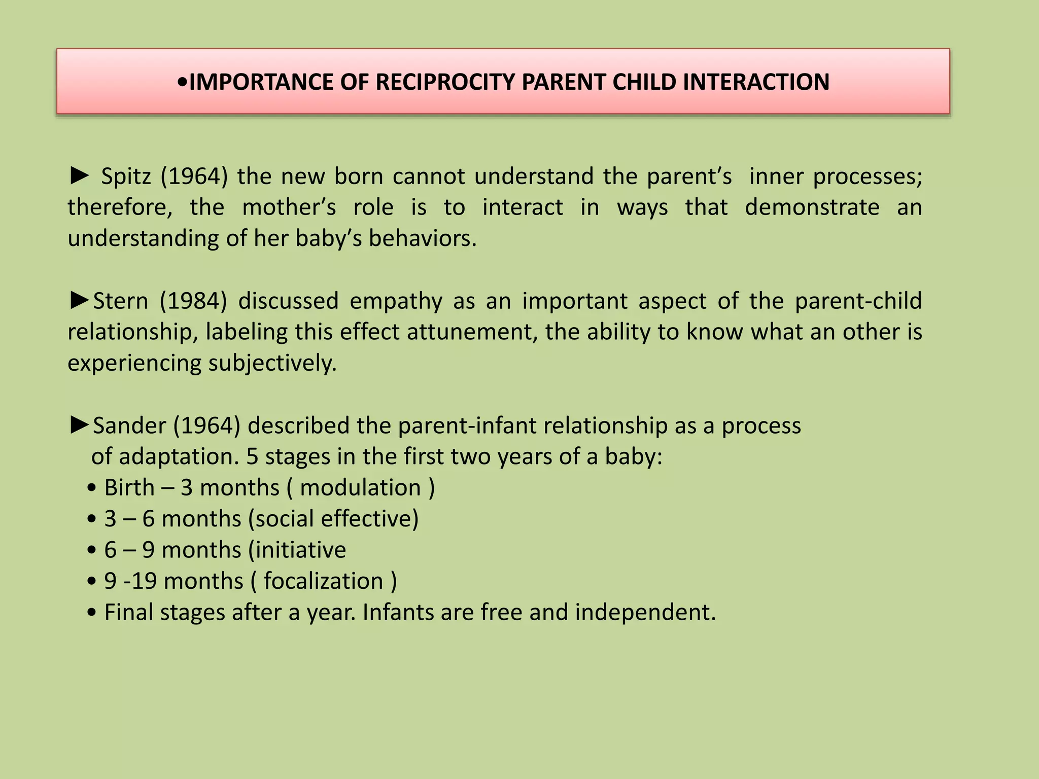 ASSESSMENT CHILD-PARENT INTERACTION | PPTX