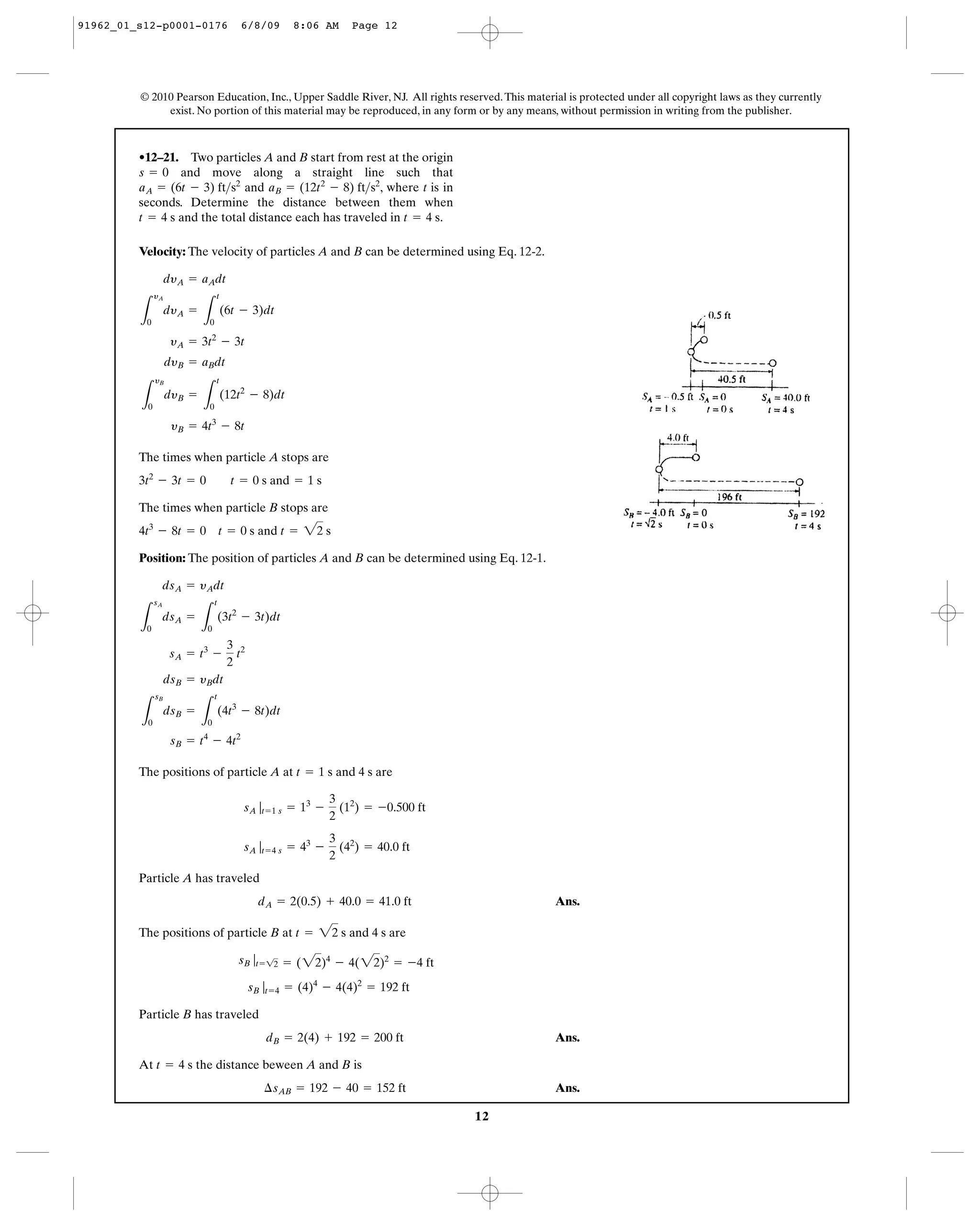 Chapter 12 dynamics rc hibbler | PDF
