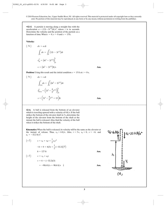 Chapter 12 dynamics rc hibbler | PDF