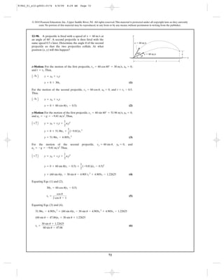 Chapter 12 dynamics rc hibbler | PDF