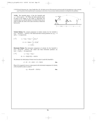 Chapter 12 dynamics rc hibbler | PDF