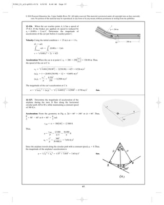 Chapter 12 dynamics rc hibbler | PDF