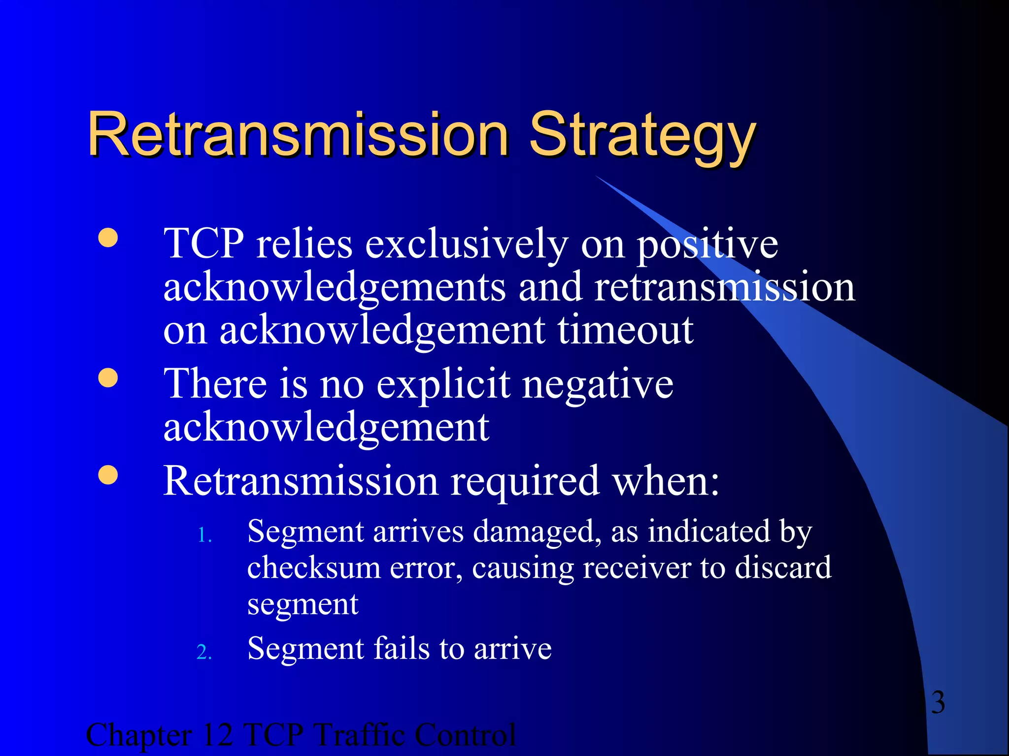 TCP Traffic Control Chapter12 | PPT