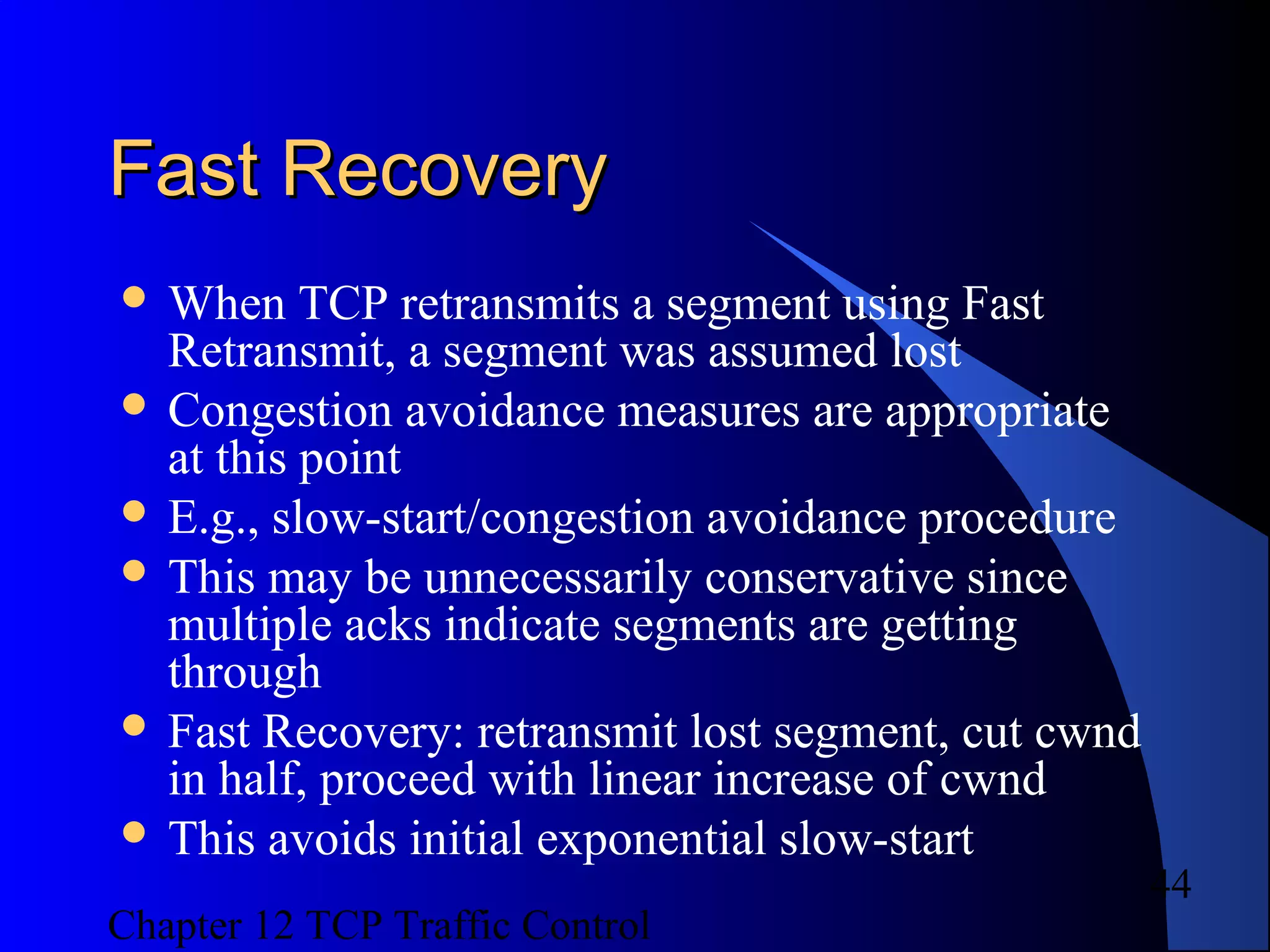 Tcp Traffic Control Chapter12 Ppt