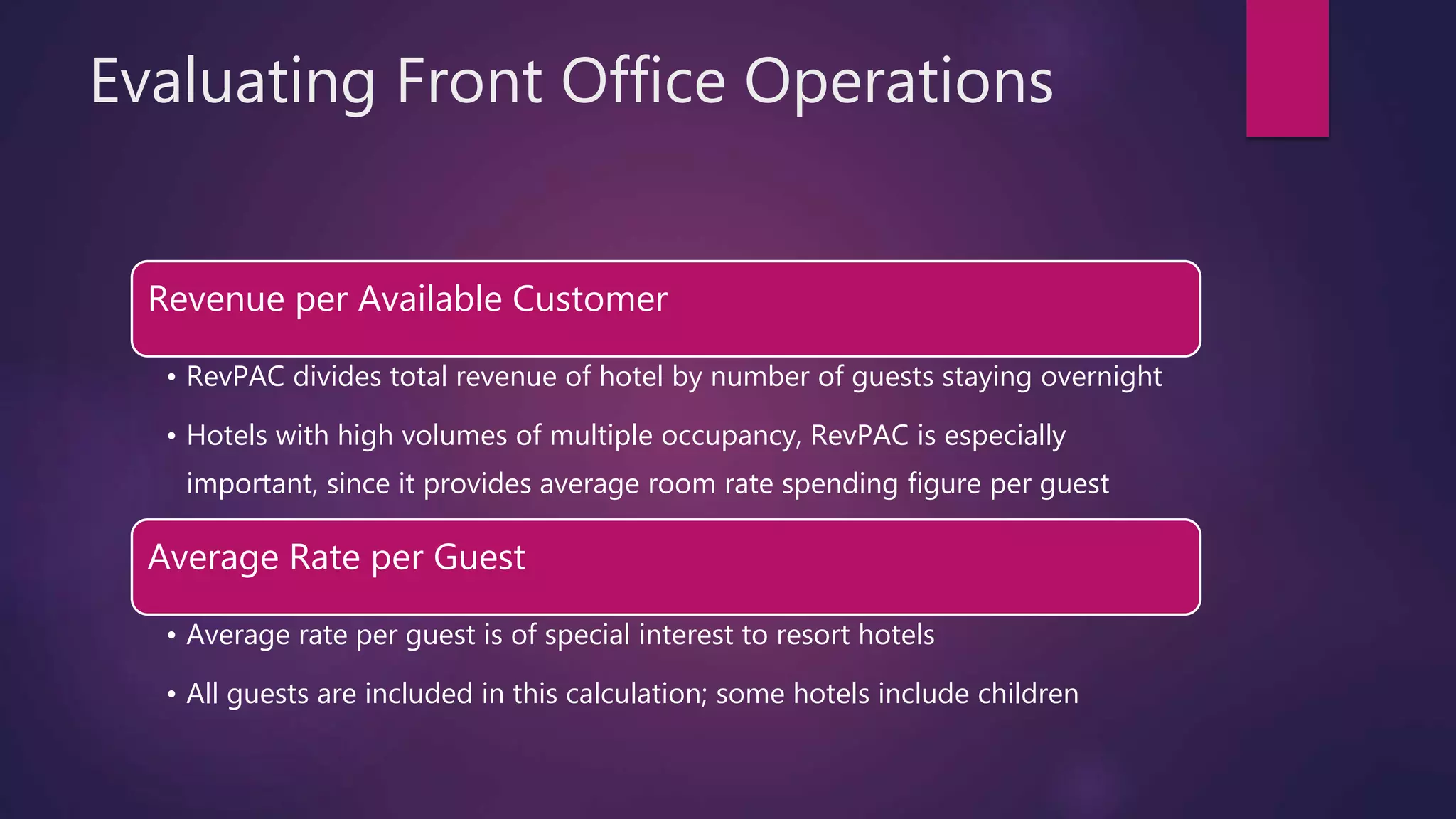 Chapter 12 Managing Front Office Operations HOT 333 | PPTX