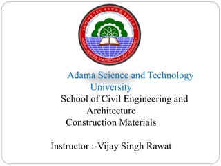Construction Materials | PPT