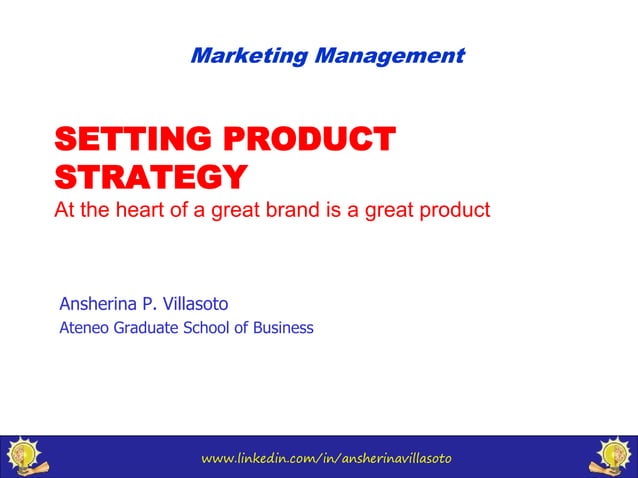 Chapter 12: Setting Product Strategy | PPT