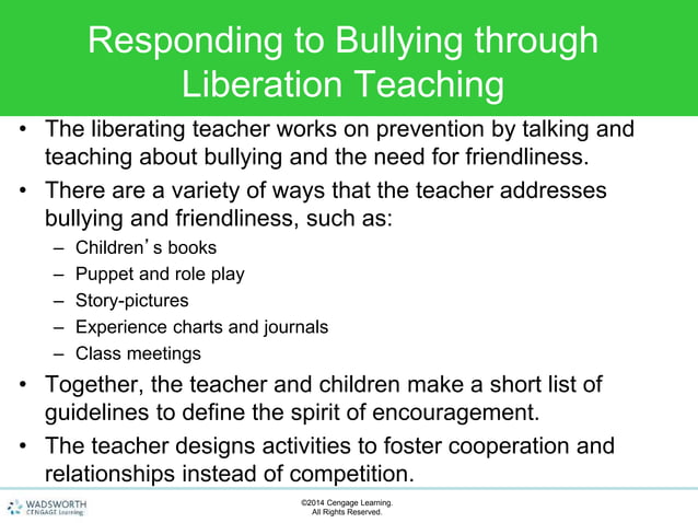 Chapter 12 Liberation Teaching: A Guidance Response to Violence in ... Chapter 12 Liberation Teaching: A Guidance Response to Violence in ...