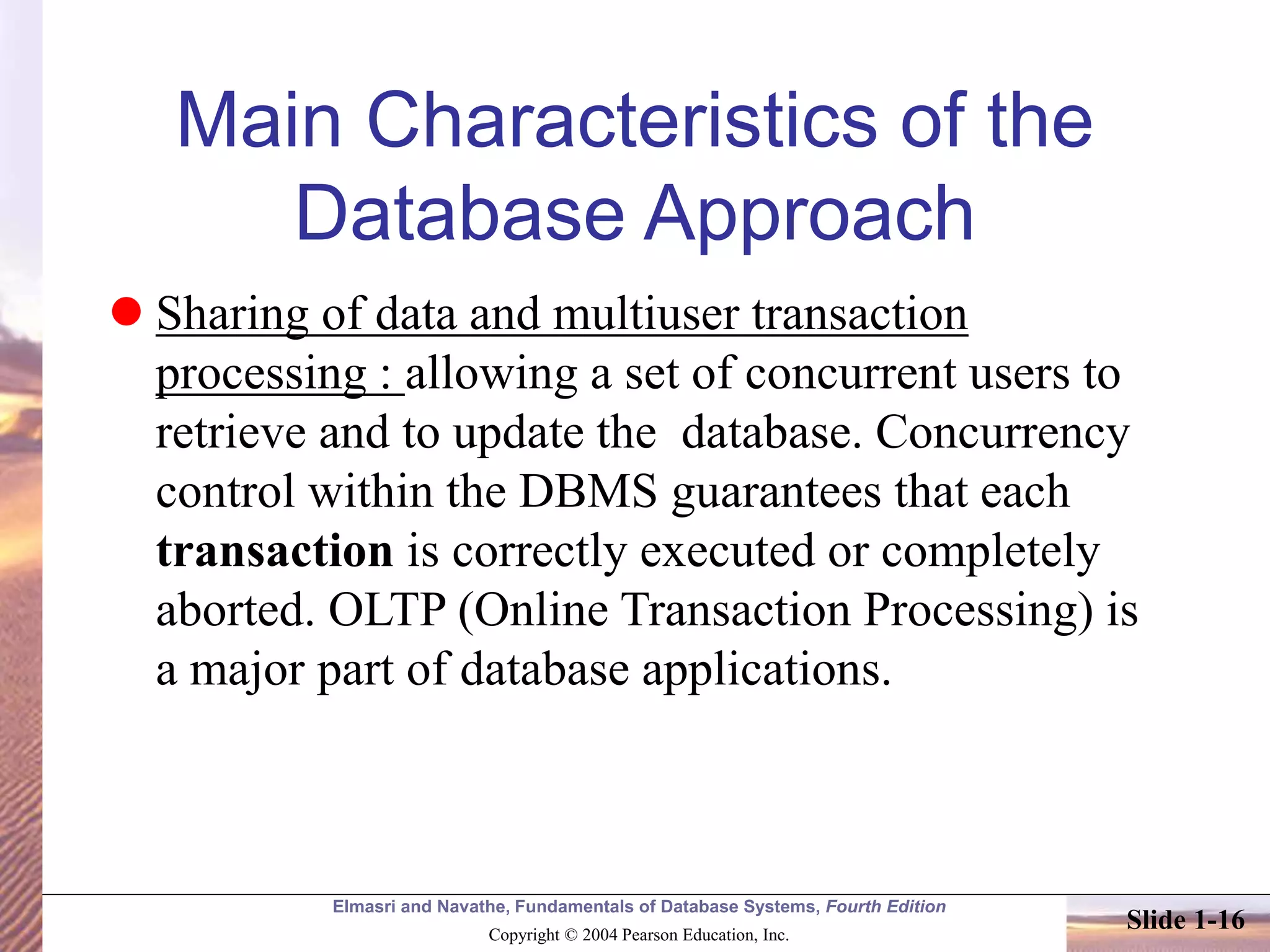Elmasri Navathe DBMS Unit-1 ppt | PPT