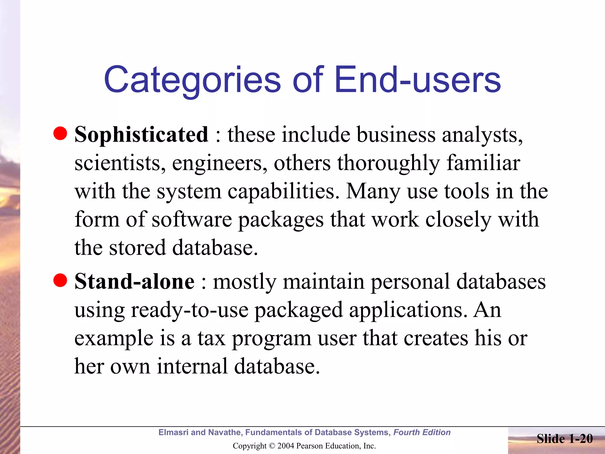Elmasri Navathe DBMS Unit-1 ppt | PPT