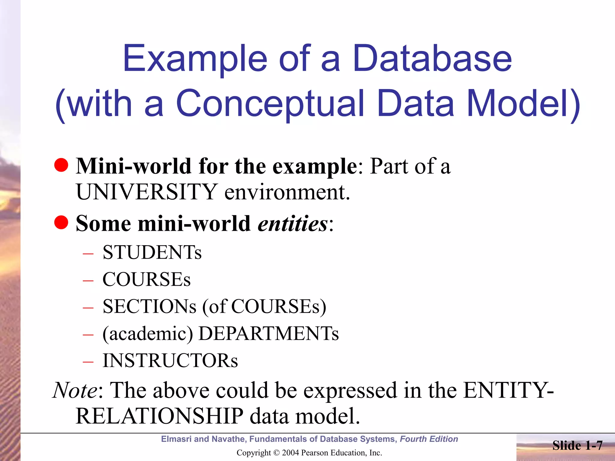 Elmasri Navathe DBMS Unit-1 ppt | PPT