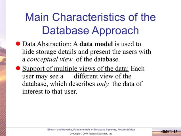 Elmasri Navathe Dbms Unit 1 Ppt Ppt Databases Computer Software And Applications