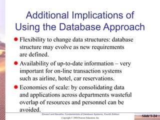 Elmasri Navathe DBMS Unit-1 ppt | PPT