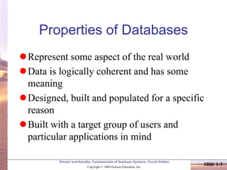 Elmasri Navathe DBMS Unit-1 ppt | PPT
