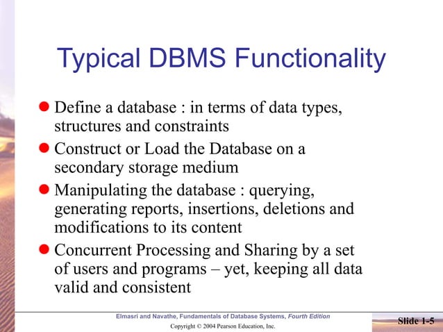 Elmasri Navathe Dbms Unit 1 Ppt Ppt