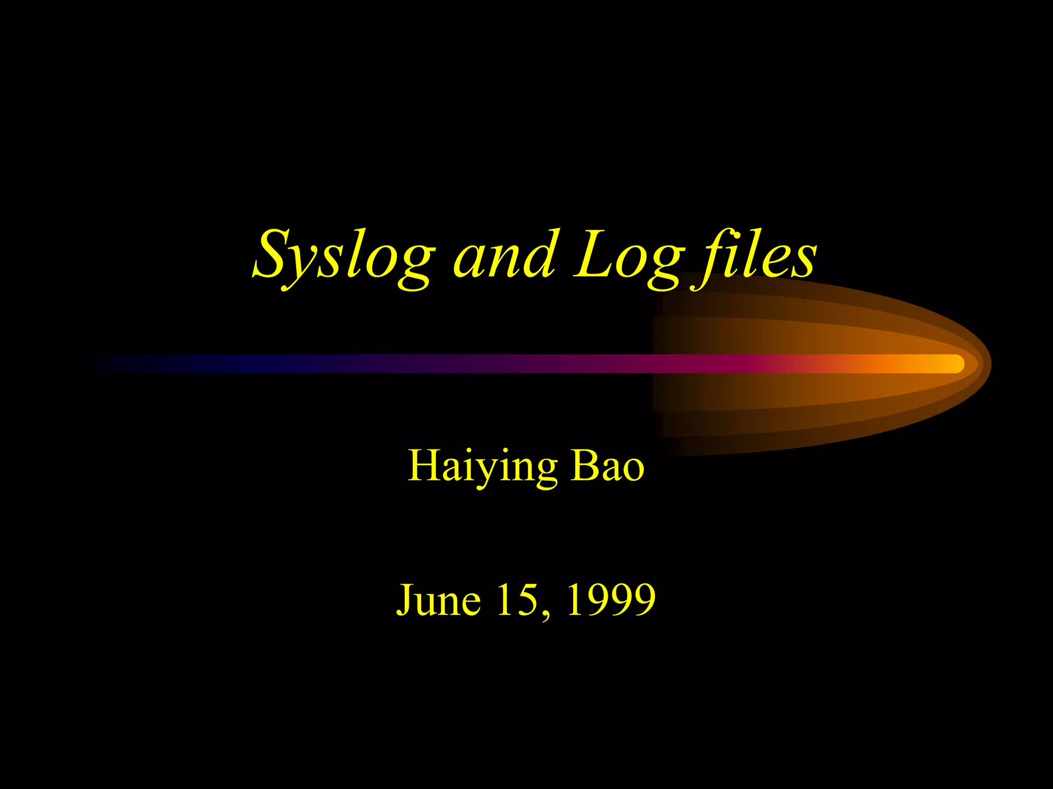Syslog.ppt