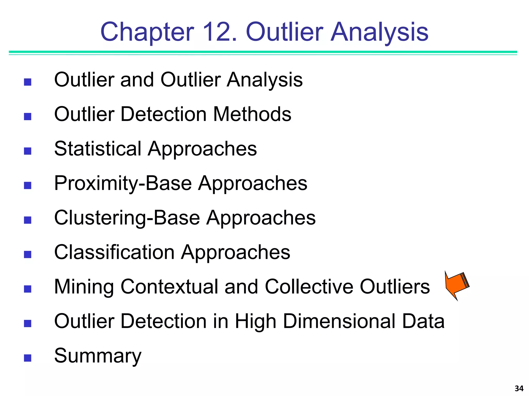 Chapter 12 Outlier Detection Ppt