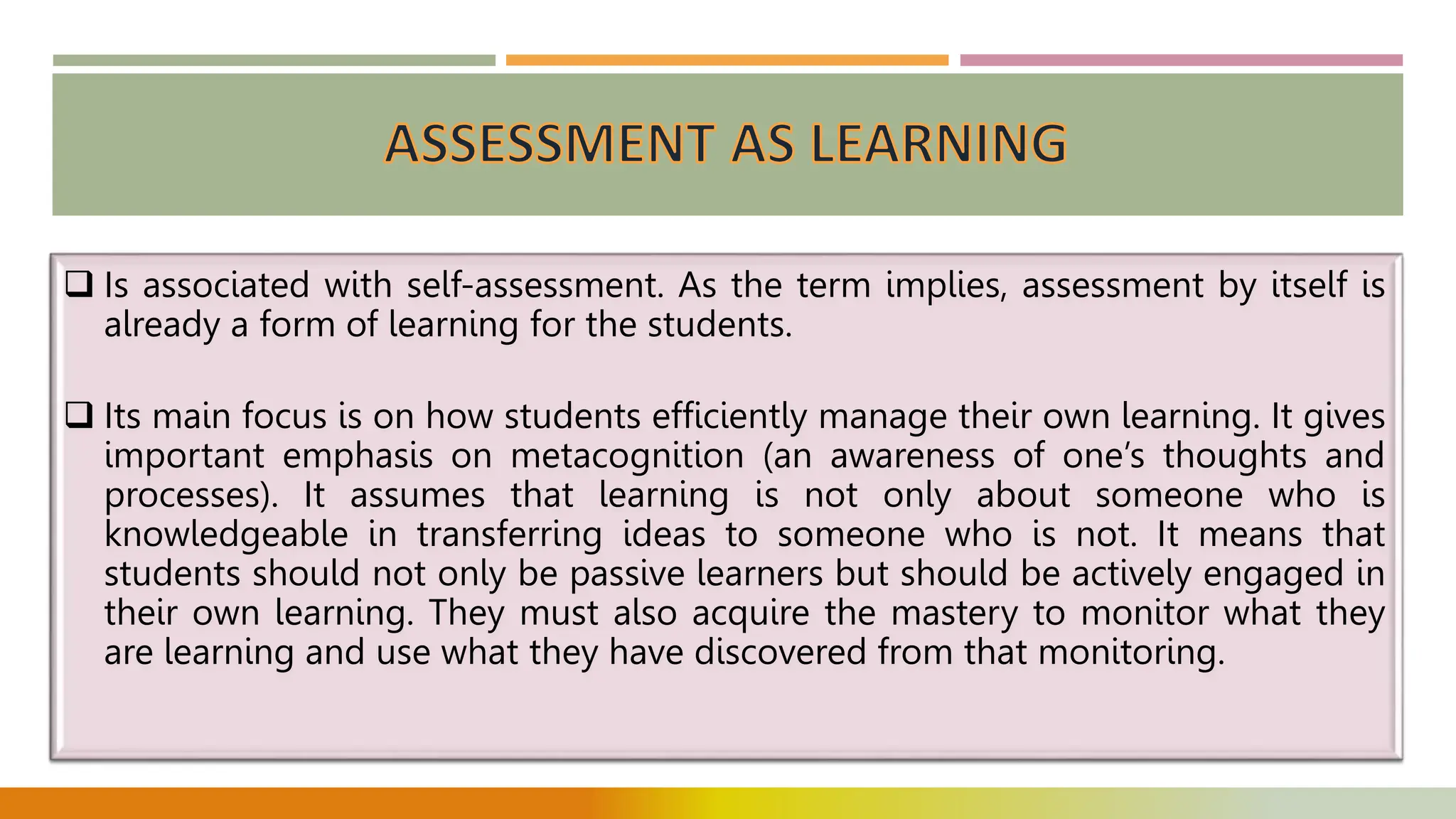 Professional Education 6 - Assessment of Learning 1 | PPTX