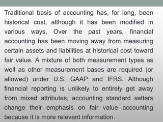 fair value accounting chapter one finance majorpdf | PDF