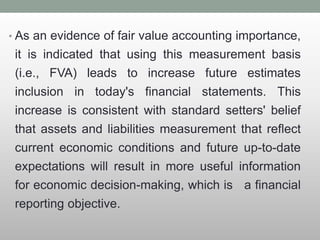 fair value accounting chapter one finance majorpdf | PDF
