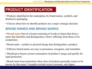 Developing and Managing Brand powerpoint presentation | PPT