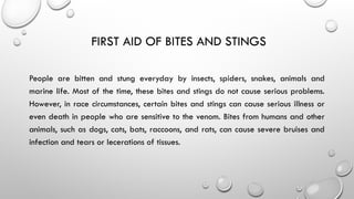 Chapter 12.first aid bites and stings.pptx