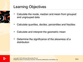 Introductory Mathematics and Statistics PPT | PPT