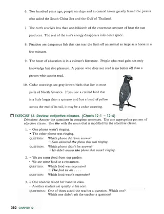 - 1 12-1 ADJECTIVE CLAUSES: INTRODUCTION | PDF