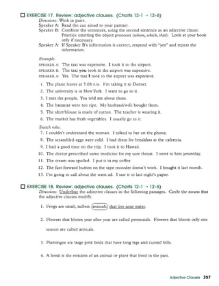 - 1 12-1 ADJECTIVE CLAUSES: INTRODUCTION | PDF