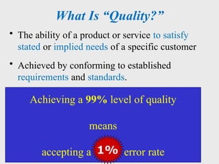 introduction to laboratory quality management | PPTX