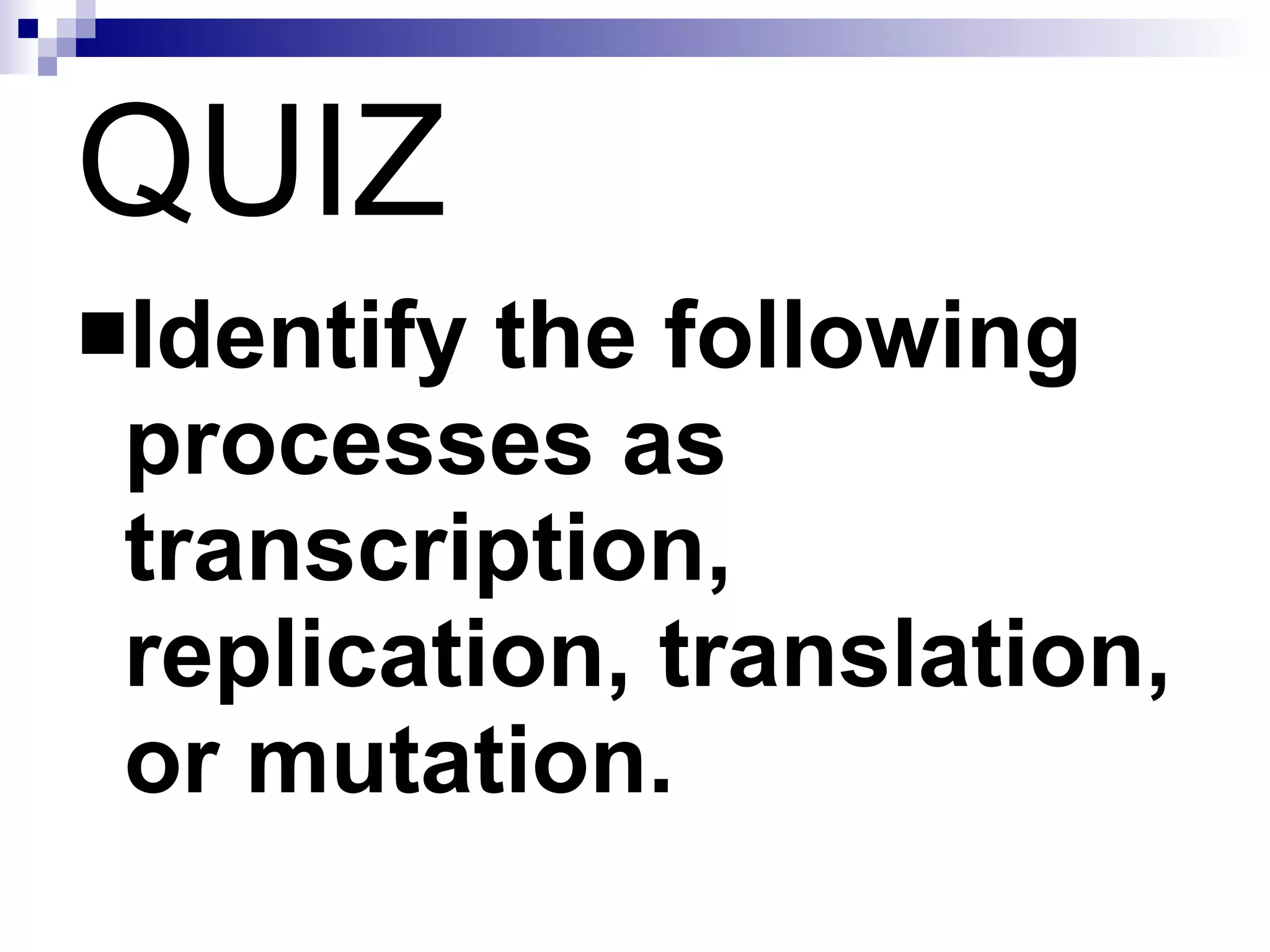 Chapter 12.4 gene regulation & mutation | PPT