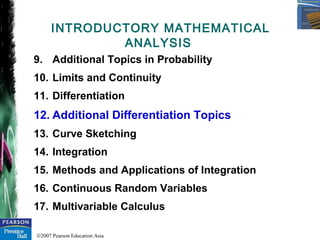 Chapter 12 - Additional Differentiation Topics | PPT