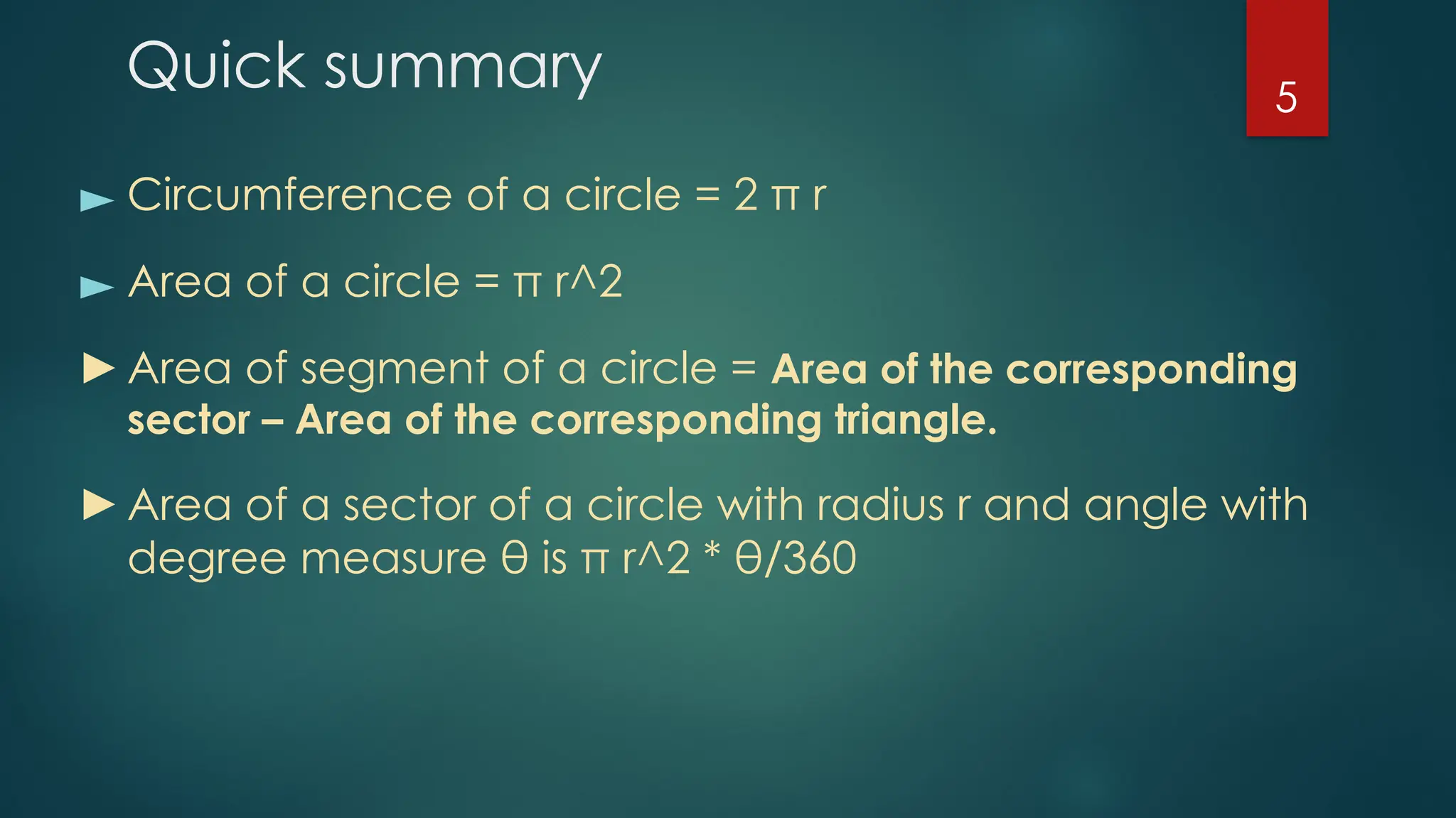 Chapter 12 - Circle area.pptx asdasdasdasd | PPT