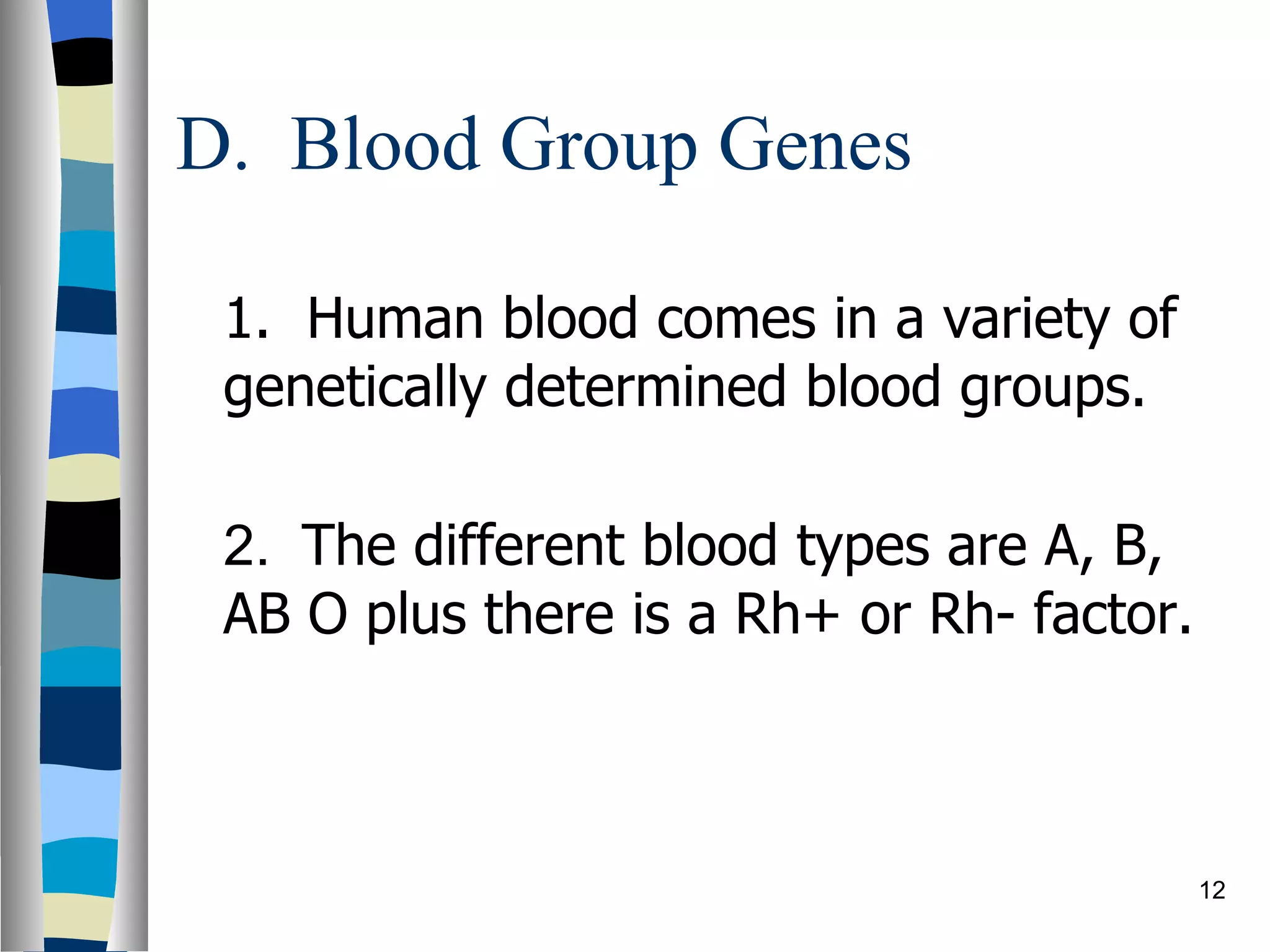 Chapter 12 human genetics | PPT