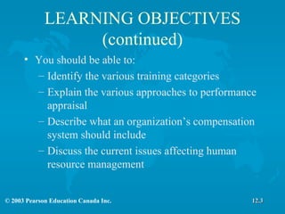 Chapter 12 Human Resource Management | PPT