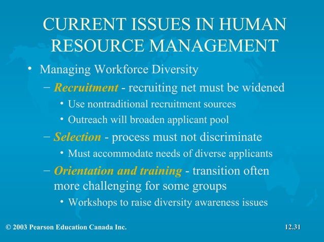 Chapter 12 Human Resource Management | PPT
