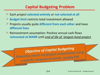 Chapter 12 independent projects & budget limitation | PPT