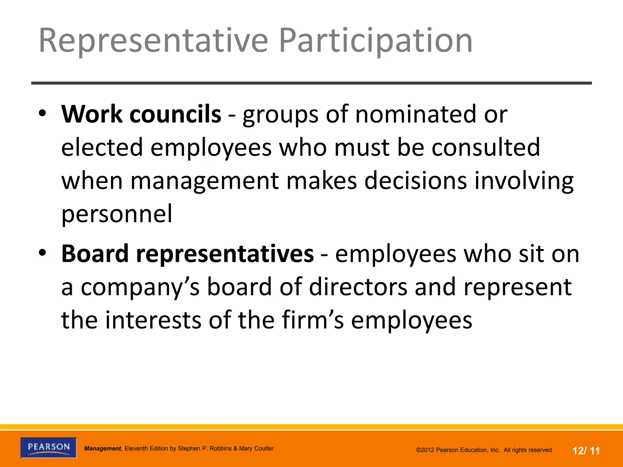 Management 11th Edition - Chapter 12 - Managing Human Resources | PPT