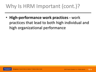 Management 11th Edition - Chapter 12 - Managing Human Resources | PPT