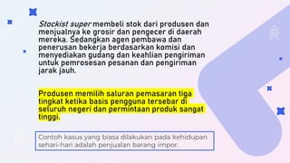Mengelola Saluran Pemasaran (Place) | PDF