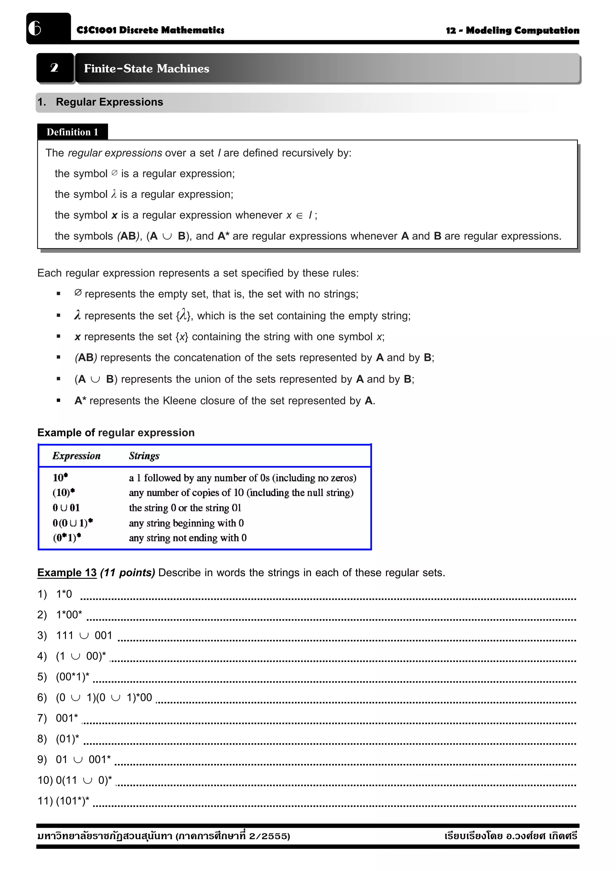 Discrete Chapter 12 Modeling Computation Pdf Programming Languages