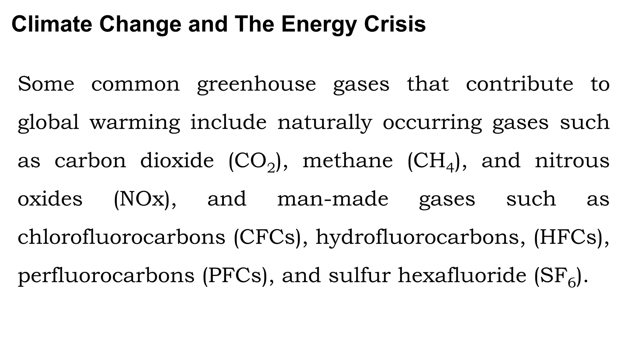 Chapter 12 - climate change and the energy crisis | PPTX